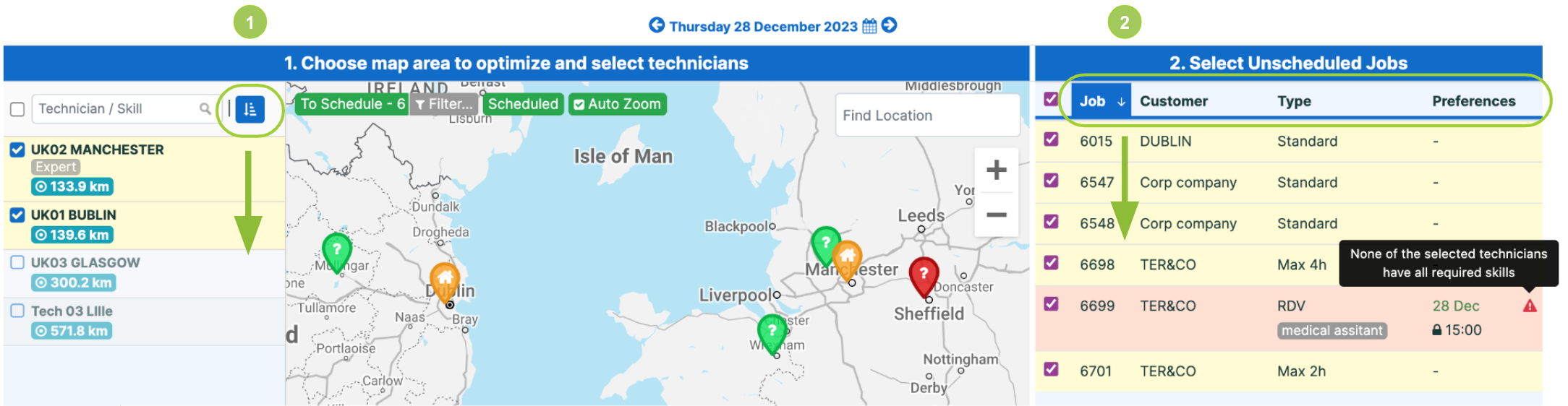 Route and Travel Optimizer – Synchroteam
