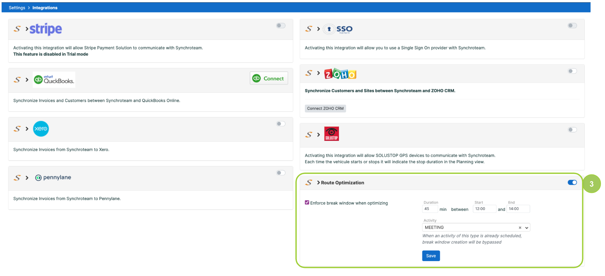Route and Travel Optimizer – Synchroteam
